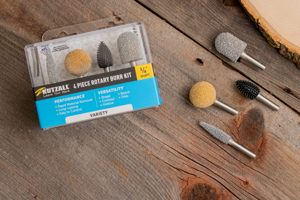 Carbide Burr Bit Set | Versatile Tools Kits for Woodworking – Kutzall