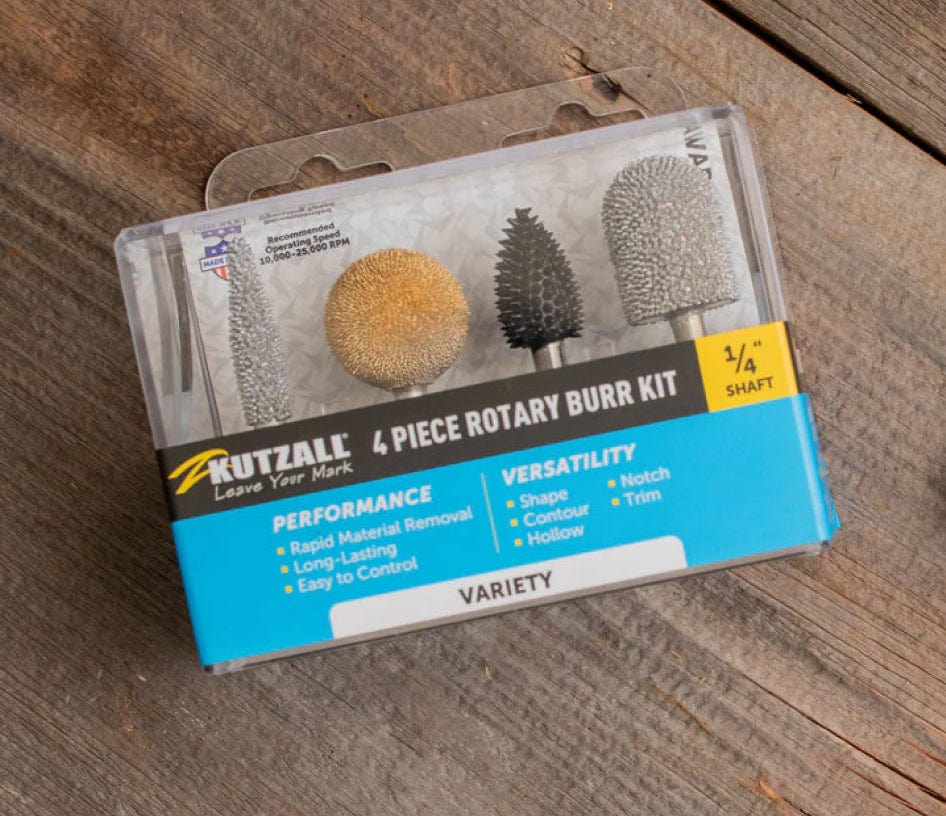 Carbide Burr Bit Set | Versatile Tools Kits for Woodworking – Kutzall